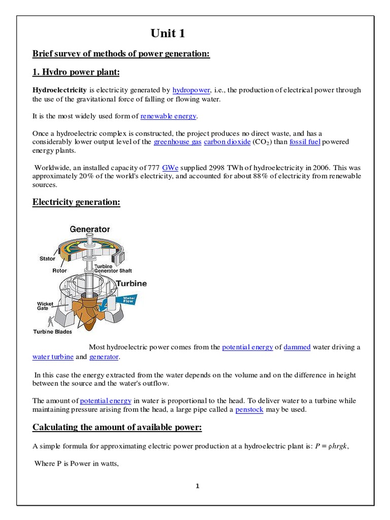 Power Plant Instrumentation Unit 1 PDF | PDF | Solar Energy | Boiler