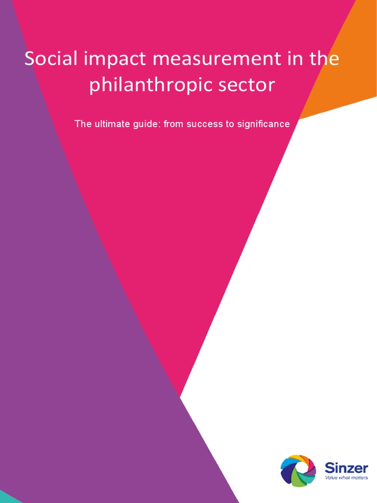 Guide to Measuring Social Impact | PDF | Philanthropy | Benchmarking