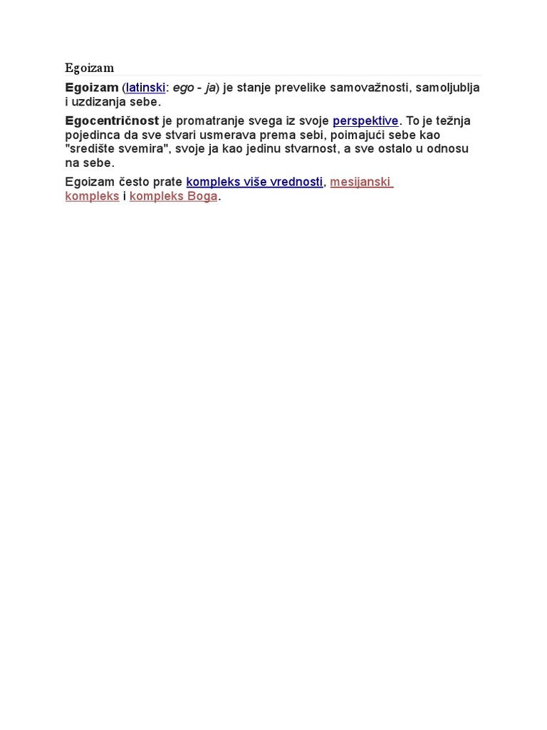 EGOIZAM | PDF