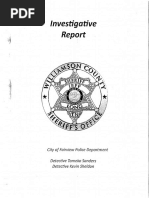 Internal Investigation Report | PDF | Traffic | Law Enforcement