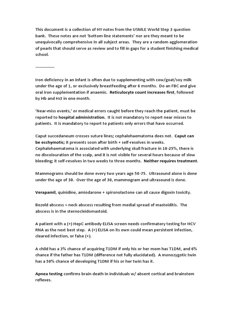 UWorld Step 3 Notes | PDF | Hyperthyroidism | Medical Specialties