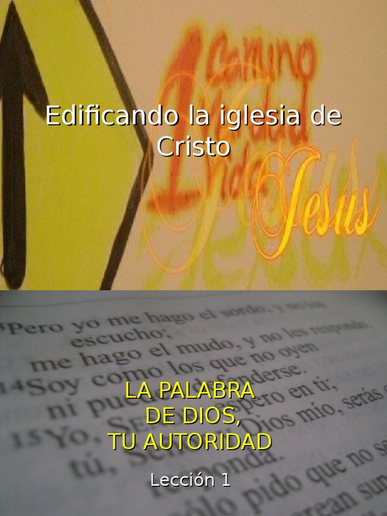 Edificando La Iglesia de Cristo | PDF | Bautismo | Pecado