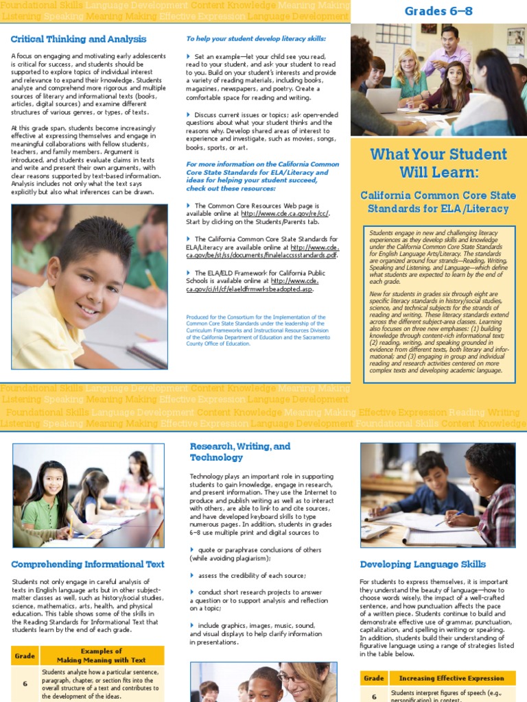 Cacommoncorepamphlet | PDF | Common Core State Standards Initiative ...