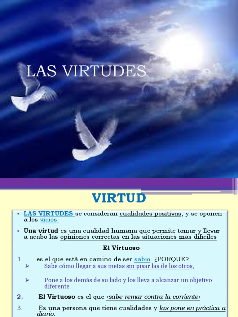 Las Virtudes: Guía y Sabiduría | PDF
