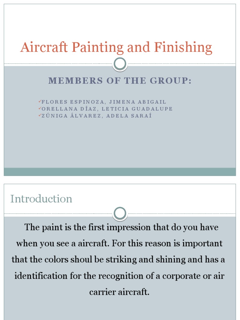 Aircraft Painting and Finishing Guide | PDF
