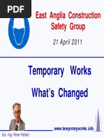 Temporary Works Presentation | PDF | Scaffolding | Temporary Work
