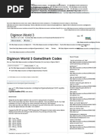 Digimon World 3 Digivolution Guide | PDF | Nature | Leisure