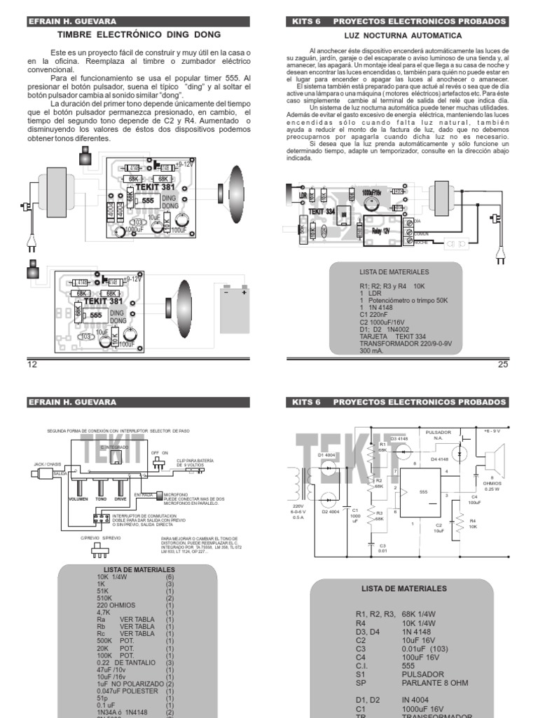 Kit 6 B | PDF | Equipo eléctrico | Electromagnetismo