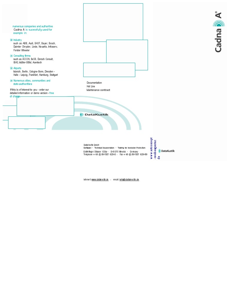 Cadna A: in Numerous Companies and Authorities Is Sucessfully Used For ...
