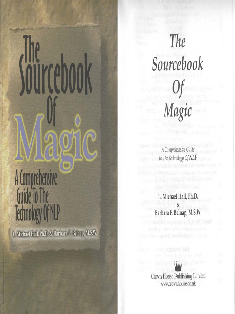 Michael Hall - The Sourcebook of Magic (NLP) PDF | PDF