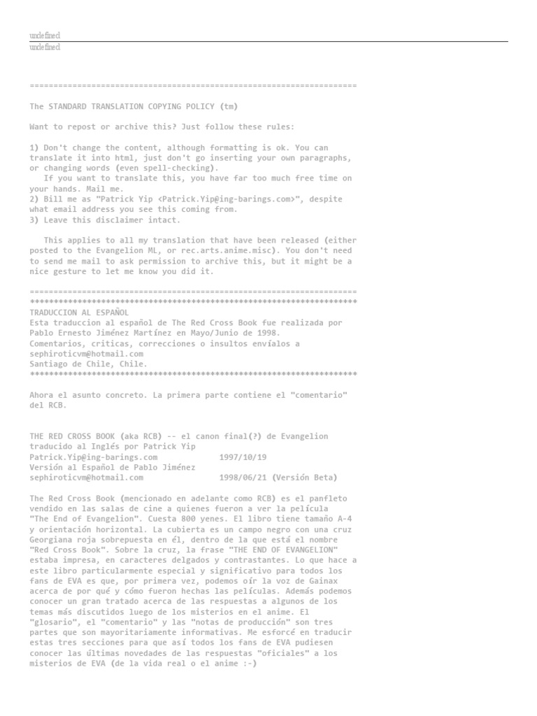 The Red Cross Book - Versión en Español | PDF | Naturaleza