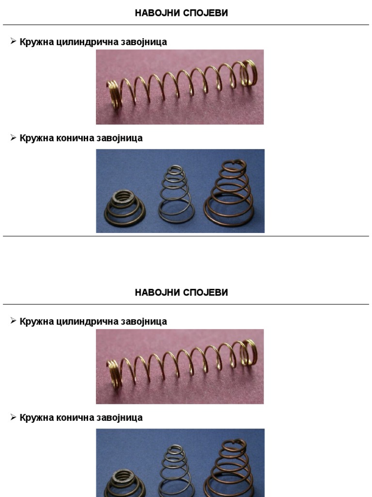 Navoji I Vrste Navoja | PDF
