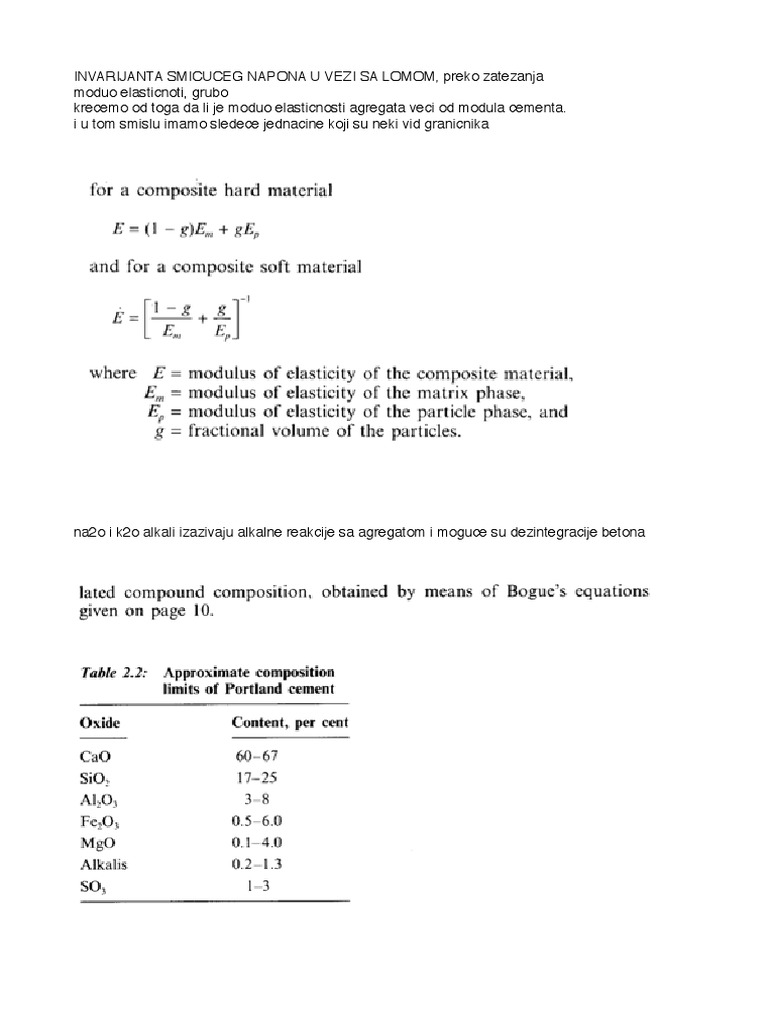 Tehnologija Betona PDF | PDF