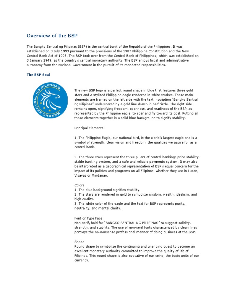 BSP Corporate Seal | PDF