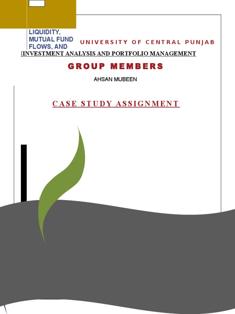 Final Case Study Investment Analysis | PDF | Market Liquidity | Mutual ...