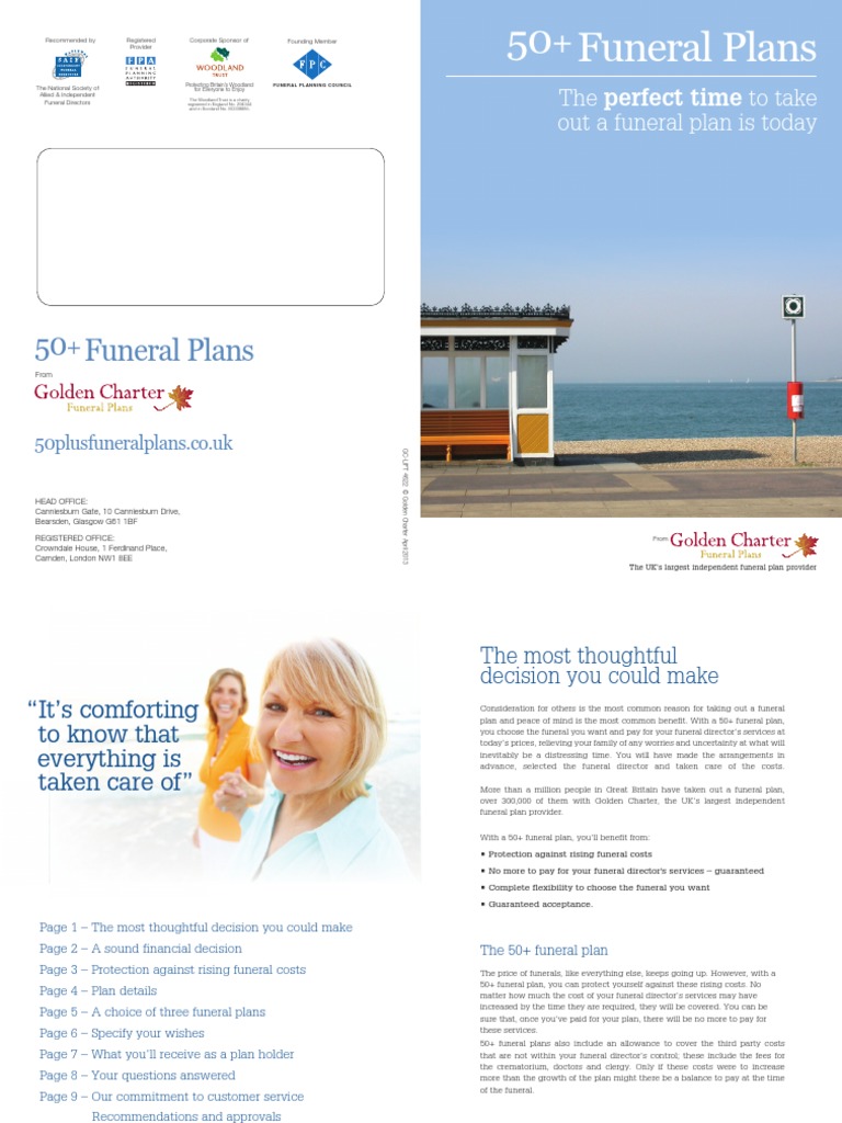 Brochure Over 50s | PDF | Cremation | Burial