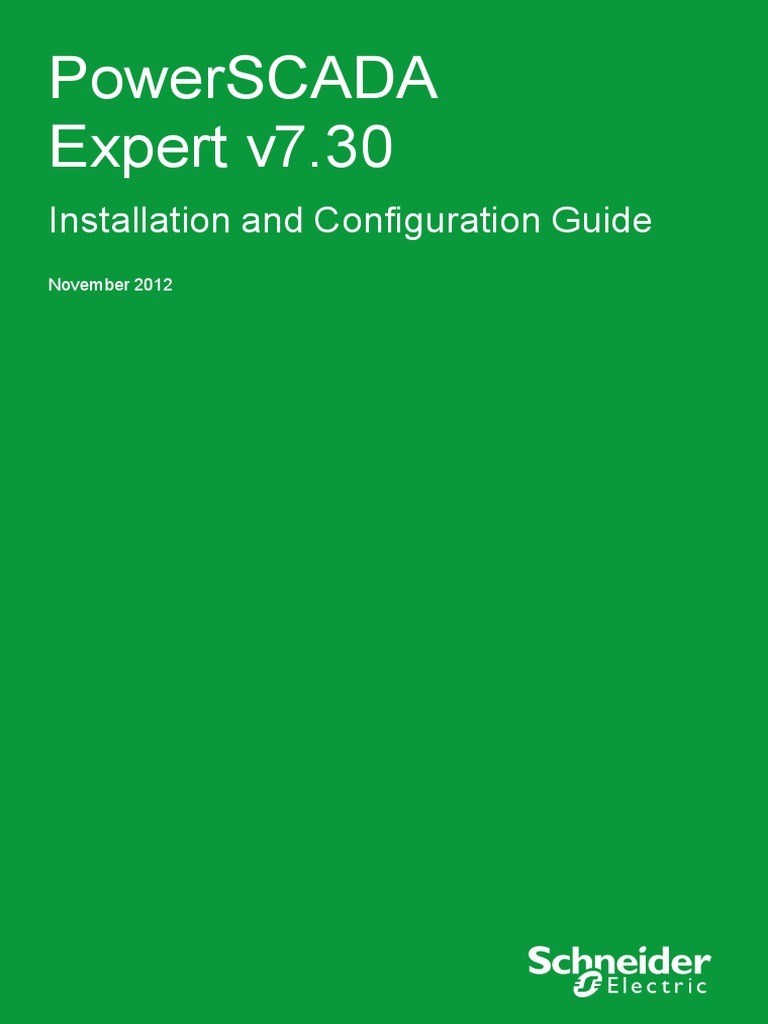PowerSCADA Expert 7.30 Installation Guide | PDF | Computer Network ...