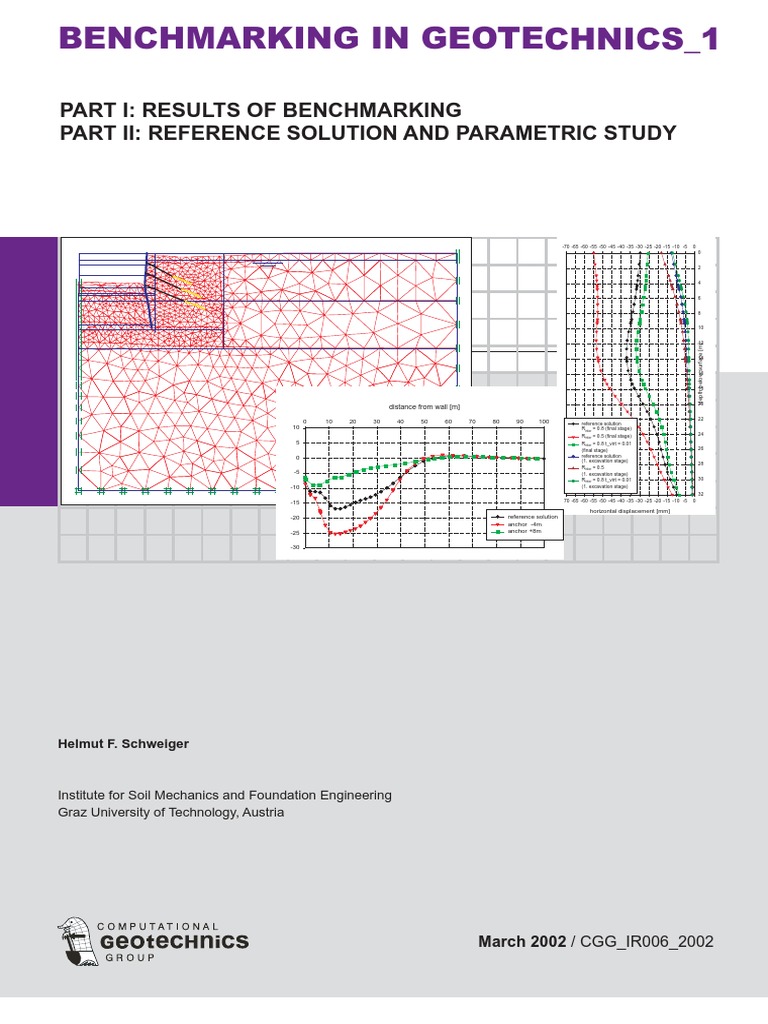 Geotechnical Benchmarking Insights | PDF | Geotechnical Engineering | Numerical Analysis