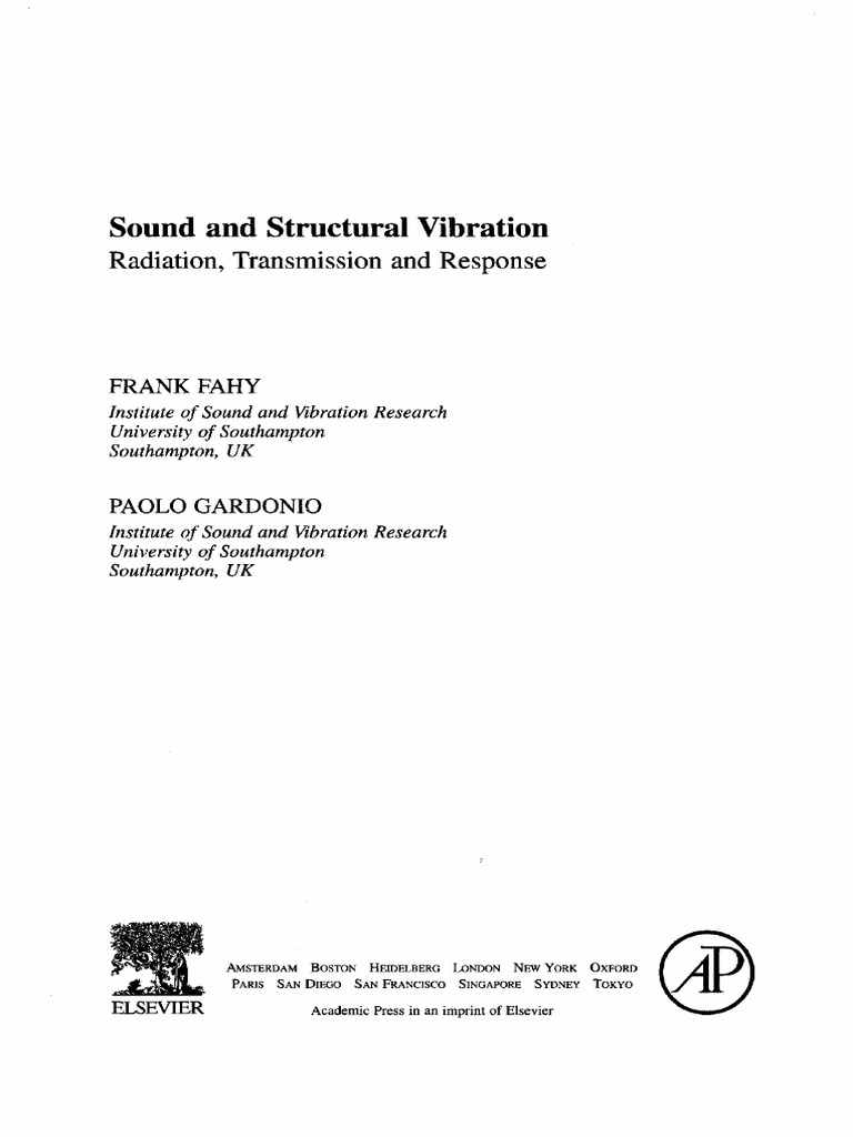 Hel. (Frank - Fahy - and - Paolo - Gardonio - (Auth.) ) - Sound - and ...