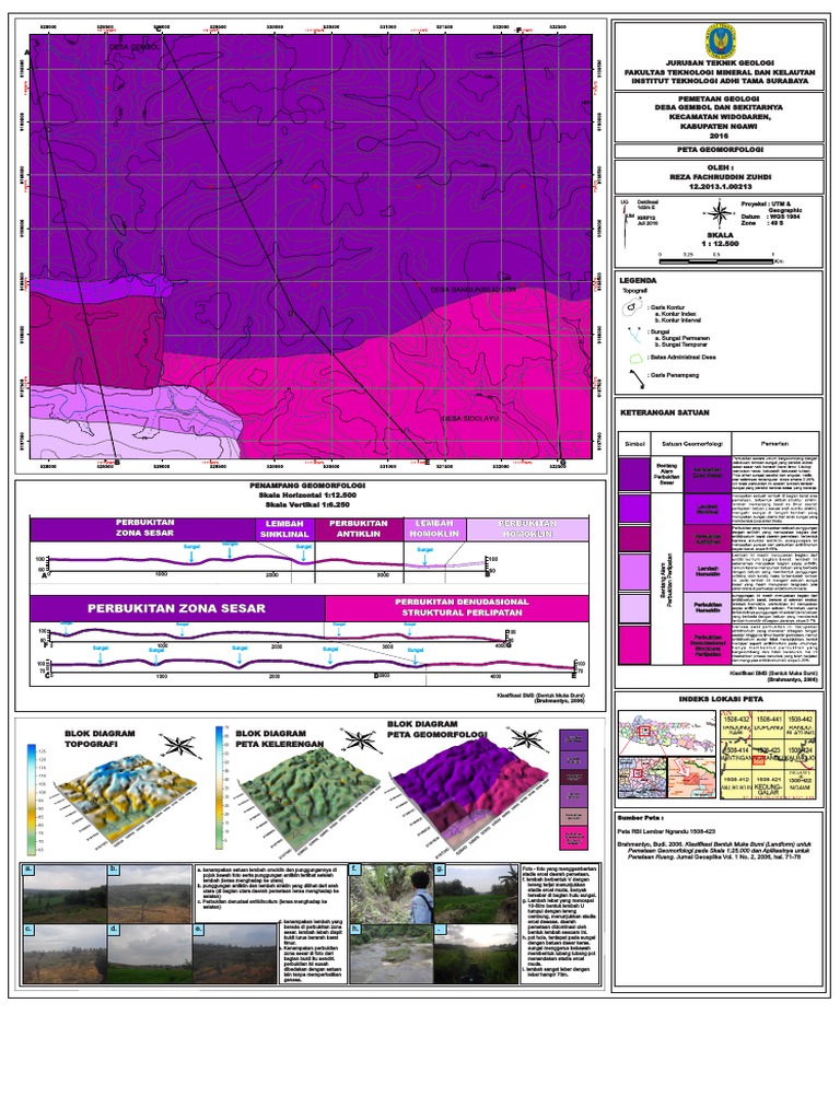 Geomorphological Map | PDF | Ilmu Sosial | Teknologi & Rekayasa