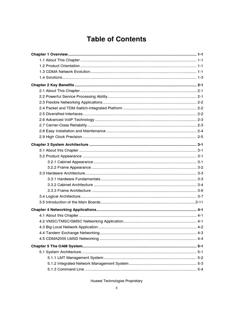 Huawei CDMA Network Solutions Guide | PDF | Technology & Engineering
