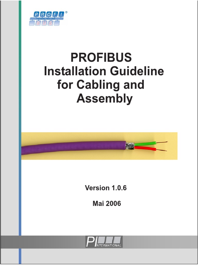 PROFIBUS Cabling and Assembly Guide | PDF | Cable | Electrical Connector