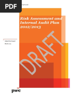 Developing A Risk Based Internal Audit Plan | PDF | Internal Audit | Audit