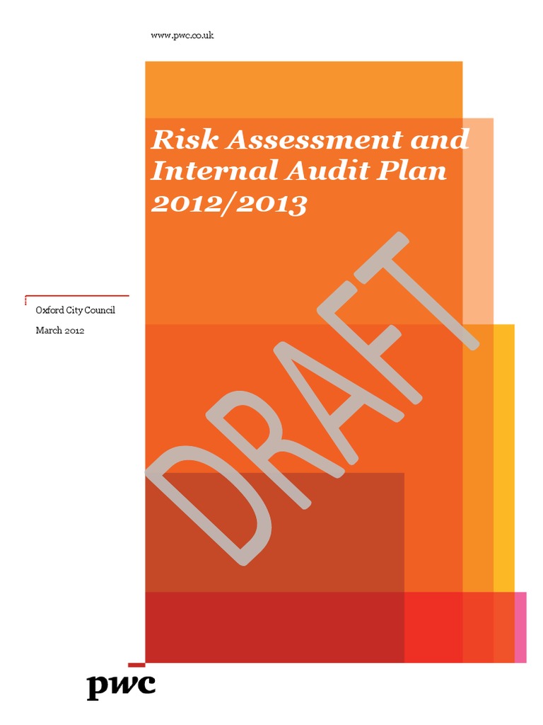 Risk Assessment and Internal Audit Plan 201213 PDF | PDF | Internal ...