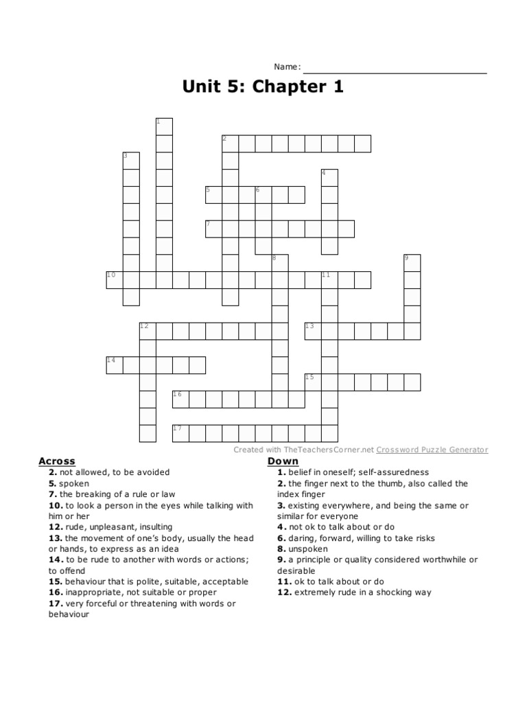 Unit 5 Chapter 1 | PDF