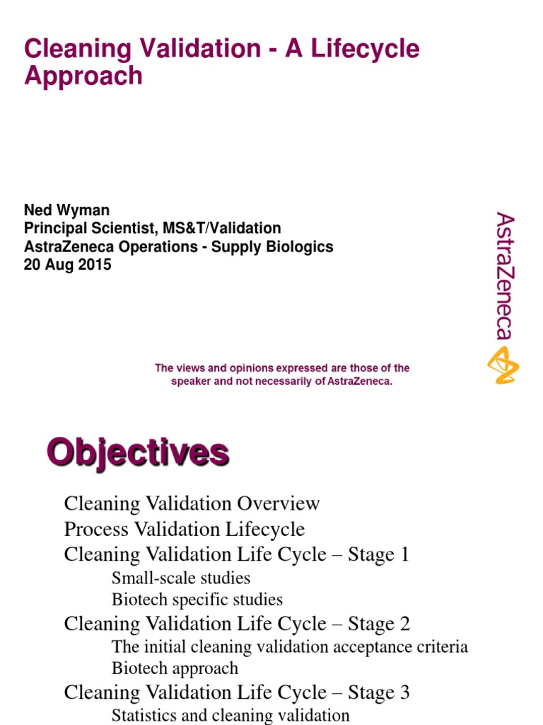 Cleaning Validation Lifecycle Approach | PDF | Polyacrylamide Gel Electrophoresis | Gel ...