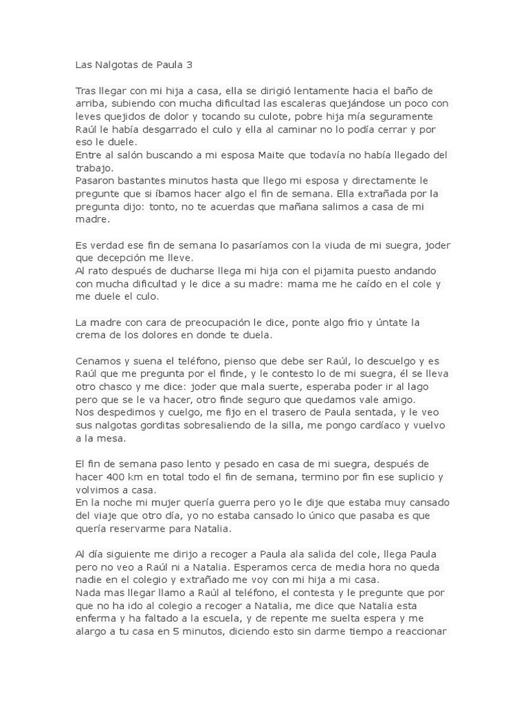 Las Nalgotas de Paula 3 | PDF | Traje de baño | Cuerpo humano