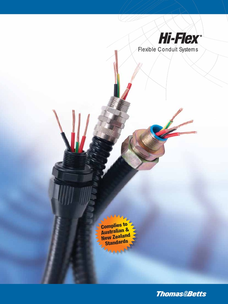 Hi Flex Flexible Conduit Systems Brochure | PDF | Electrical Wiring ...