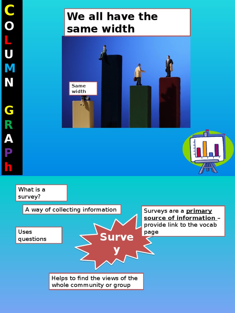 Coulmn Graph in English | PDF | Chart | Survey Methodology