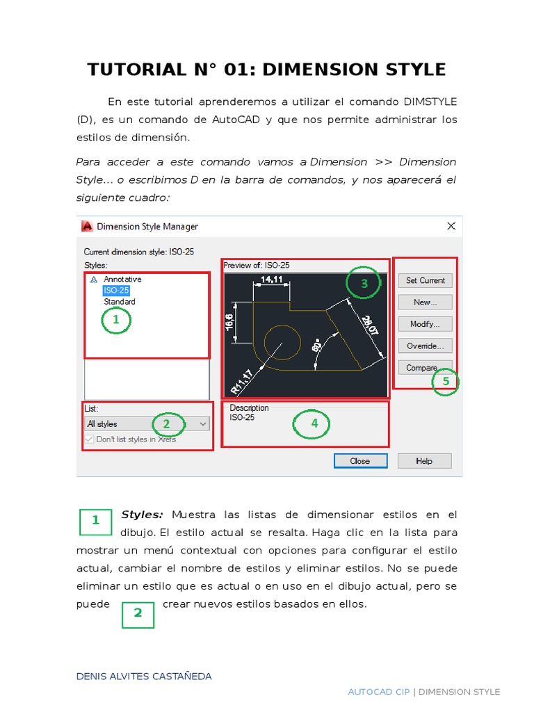 Dimstyle Autocad | PDF | Science | Enseñanza de matemática
