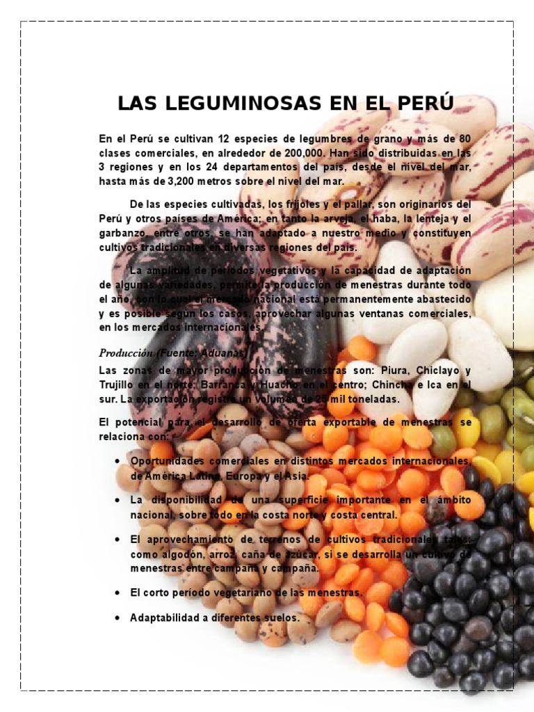 Las Leguminosas en El Perú | PDF