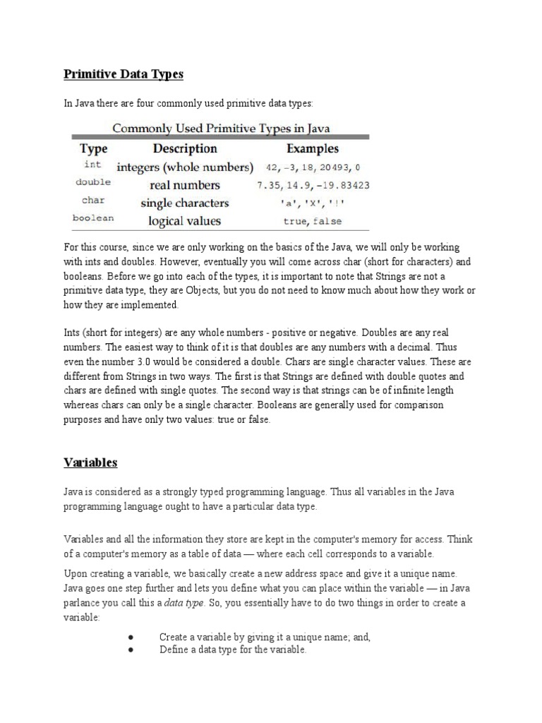 Lesson 2 | Download Free PDF | Data Type | Areas Of Computer Science
