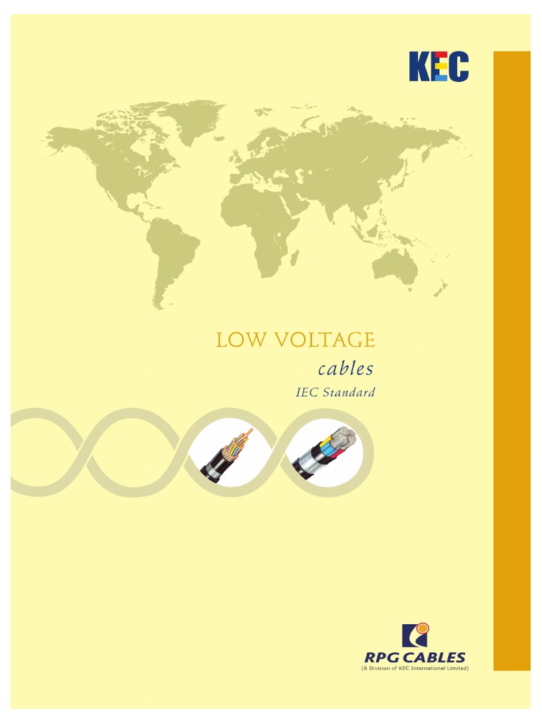 RPG Cables Low Voltage Specifications | PDF | Electrical Conductor | Cable