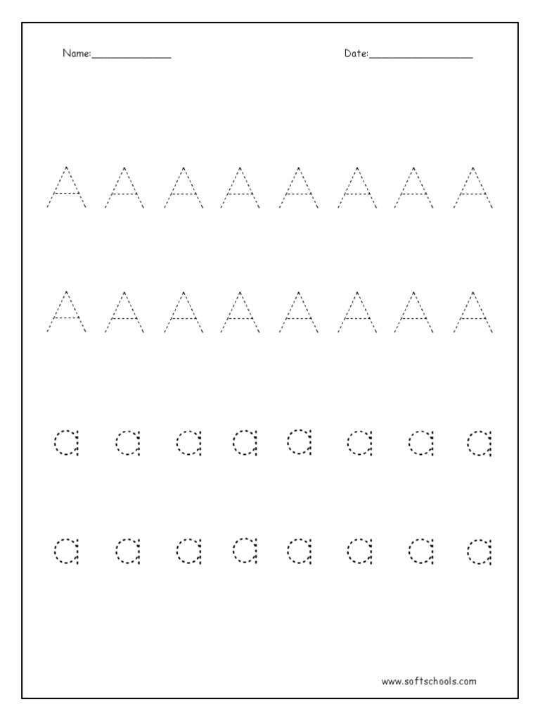 Letter A - 5 - 6 | PDF