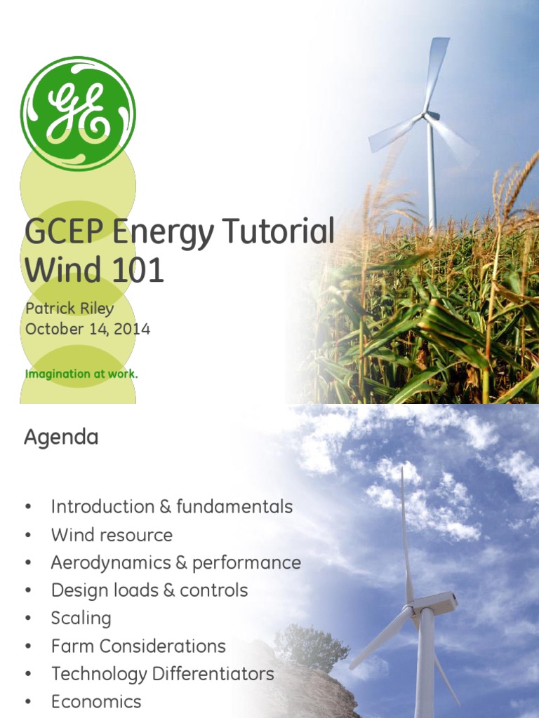 GE Wind Tutorial | PDF | Wind Power | Wind Turbine