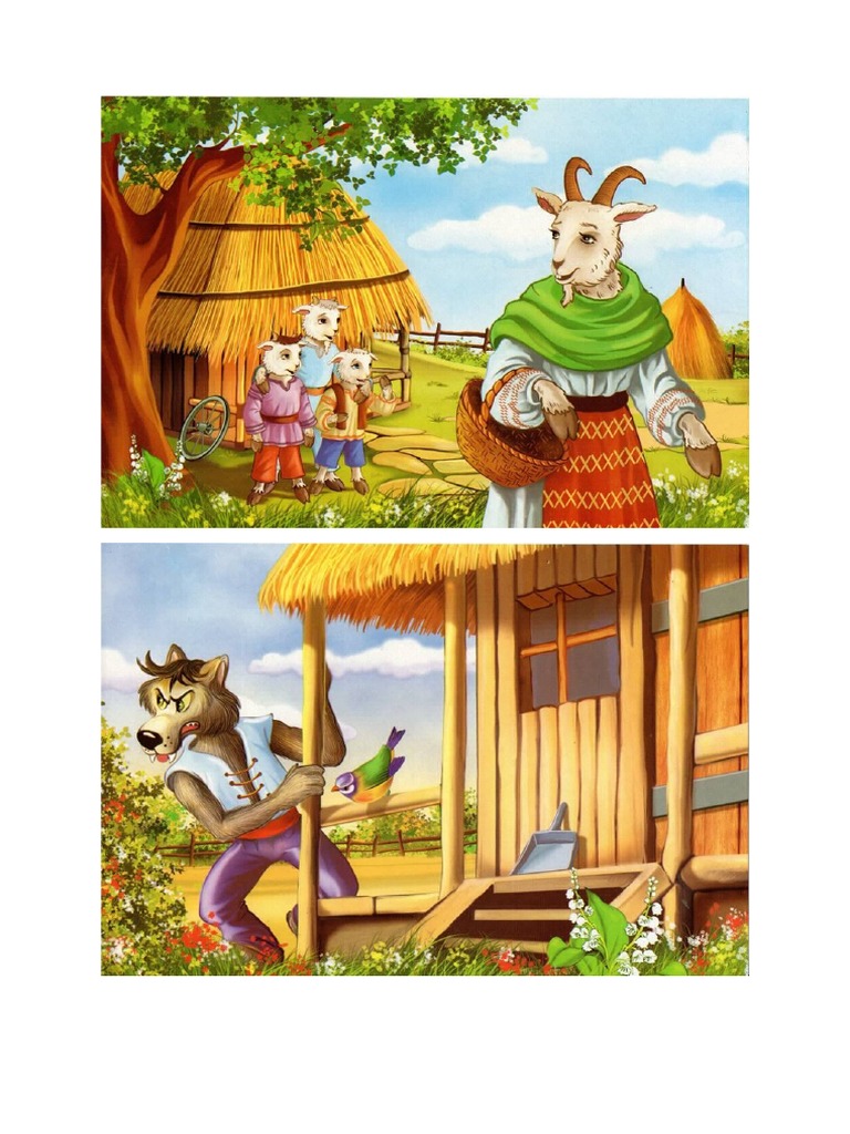 Capra Cu Trei Iezi - Planse | PDF