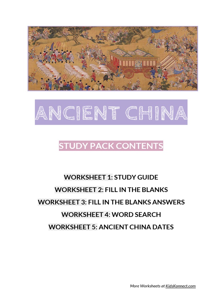 Ancient China Study Guide | PDF | History Of China | Han Chinese