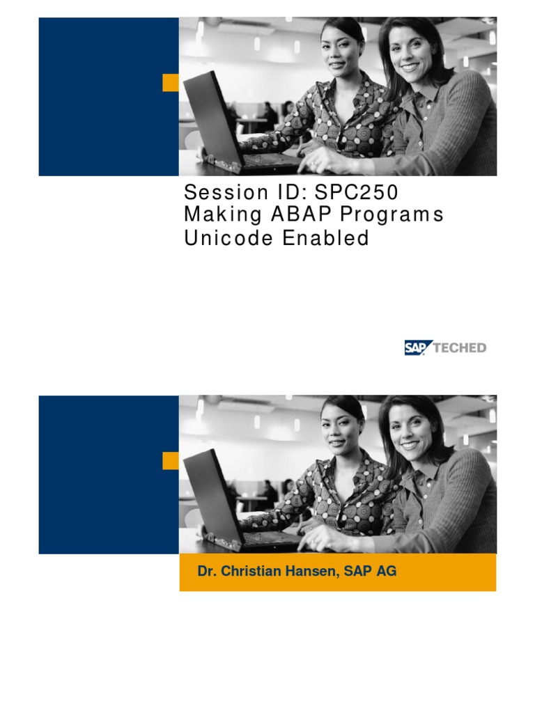 Making ABAP Programs Unicode Enable | PDF | String (Computer Science) | Data Type