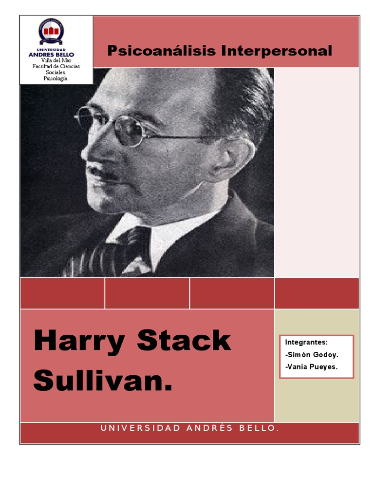 Sullivan. Psicoanálisis Interpersonal | PDF | Psicoanálisis | Sigmund Freud