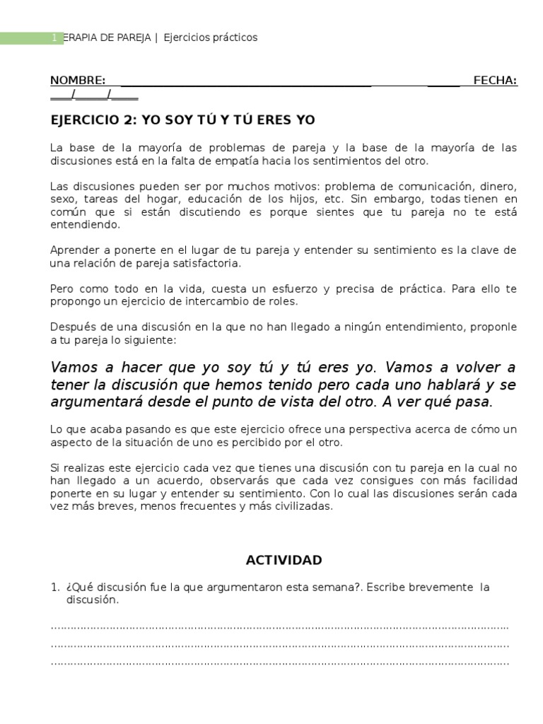 0TP Ejercicio 2 - Yo Soy Tú y Tu Eres Yo | PDF
