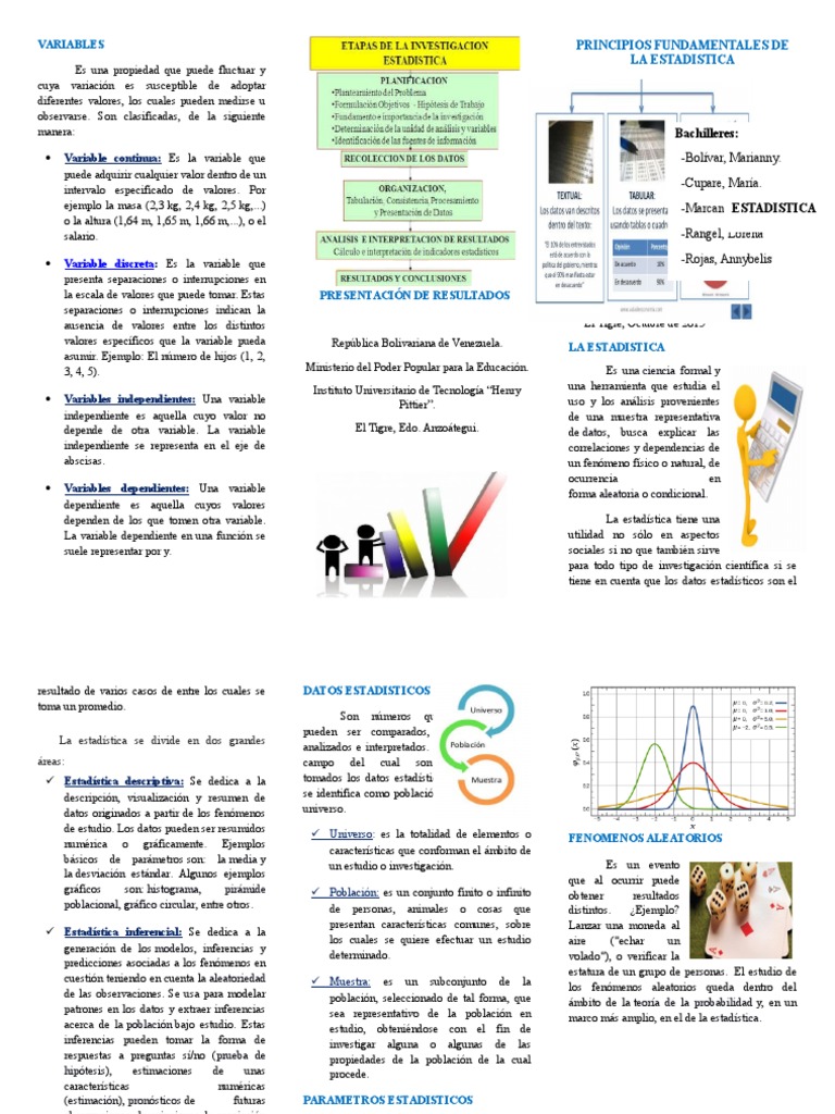 Triptico | PDF | Estadísticas | Método científico