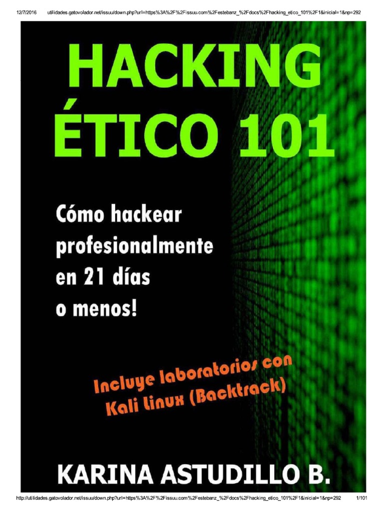 Hacking Etico 101 | PDF