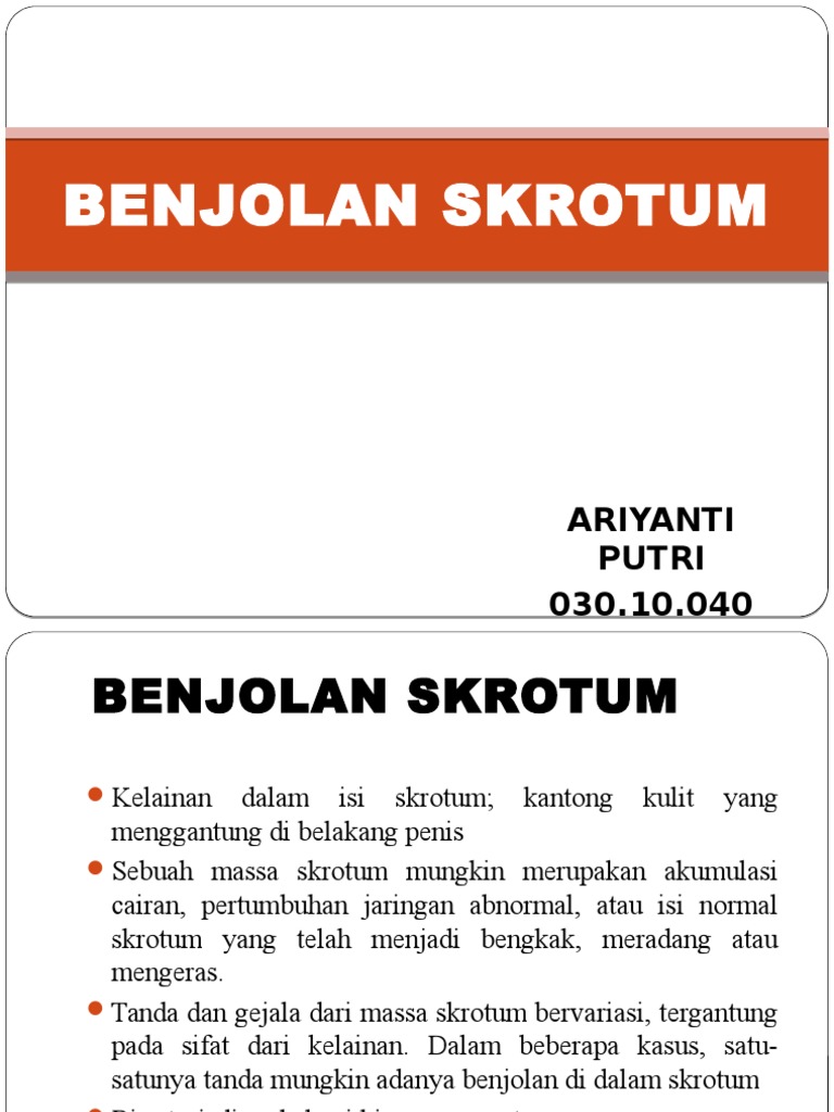 Benjolan Skrotum | PDF