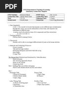 Human Organ Systems Lesson Plan | PDF | Human Body | Blood