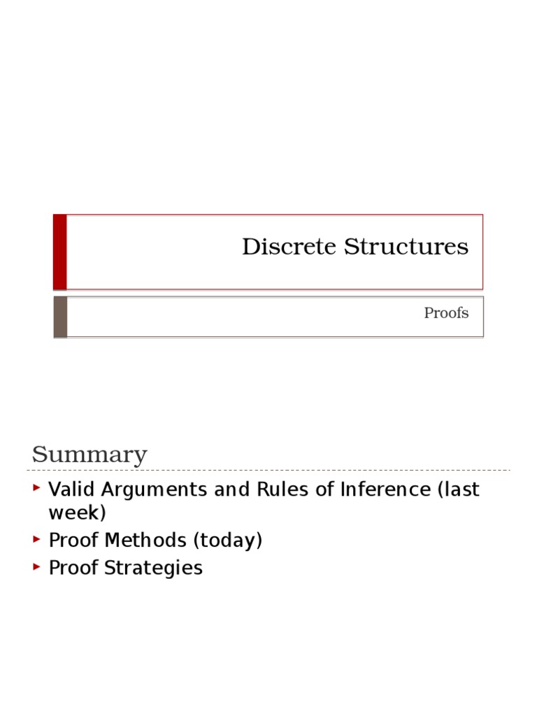 Proofs Part 1 | PDF | Mathematical Proof | Theorem