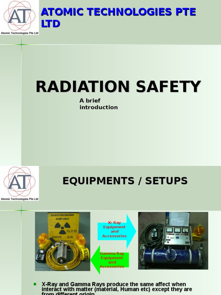Radiation Safety | PDF | Gamma Ray | X Ray